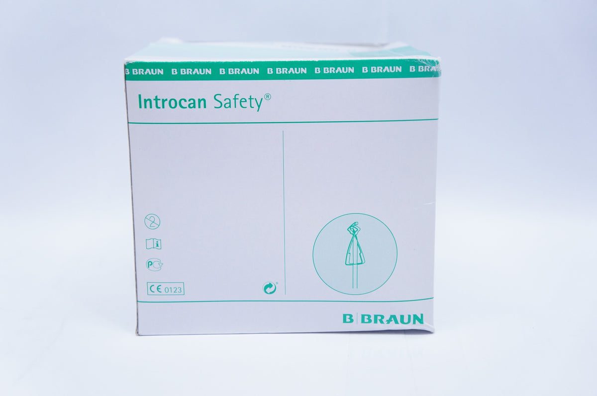 Braun 4252500-02 Introcan Safety IV Catheters 24G x 19mm 22ml/min - Bo ...
