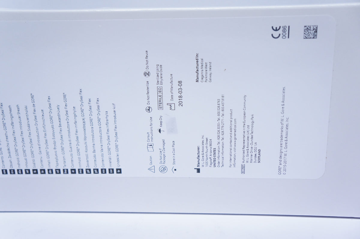 Gore DSF1433 DrySeal Flex Introducer Sheath 14 Fr x 33cm (x) – Imedicsales