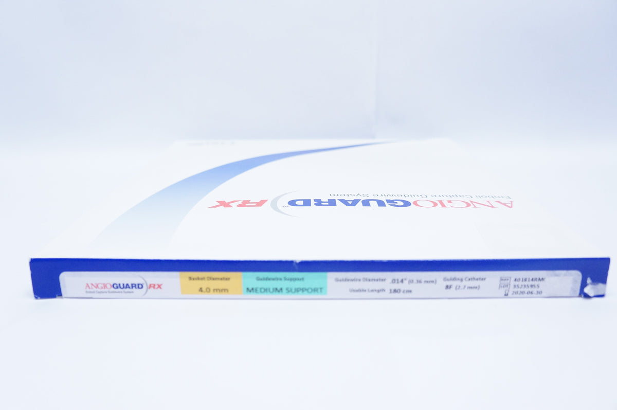 Cordis 401814RMC AngioGuard RX Emboli Capture Guidewire System 4.0mm ...