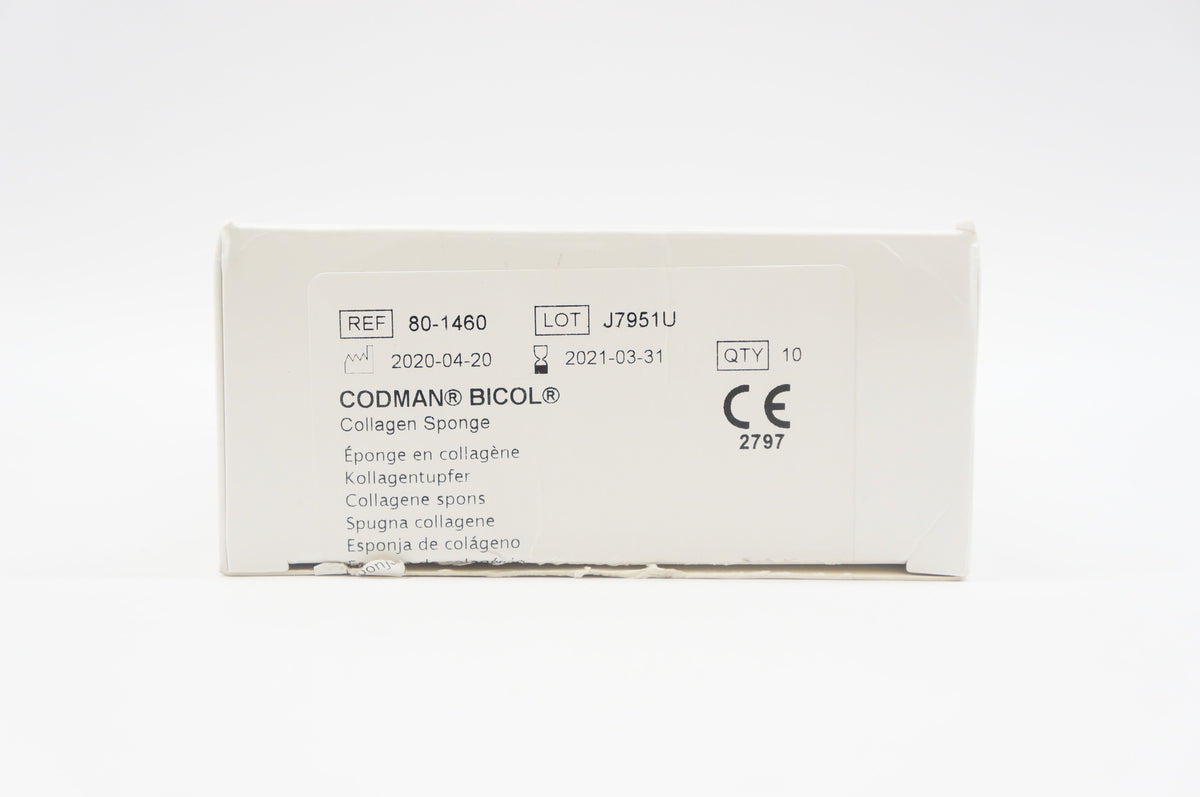 Integra LifeSciences 80-1460 Codman Bicol Collagen Sponge, Sterile (x ...