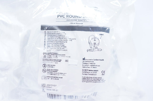 Cardinal Heatlh SU130-402D Jackson-Pratt Wound Drainage Systems, 400 m ...