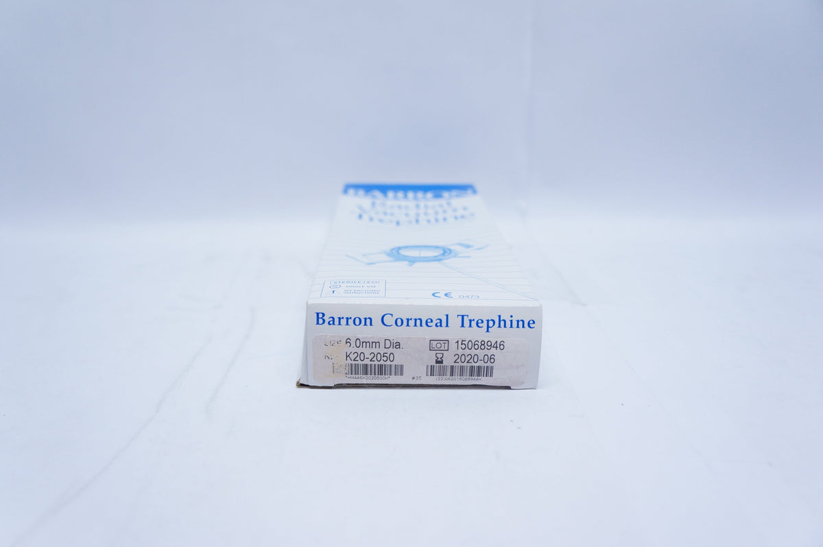 Katena K20-2050 Barron Radial Vacuum Corneal Trephine 6.0mm Diameter ...