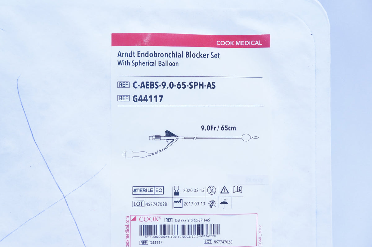 Cook G44117 Arndt Endobronchial Blocker Set with Spherical Balloon 9.0 ...