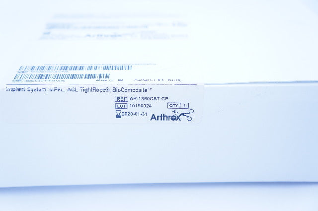 Arthrex AR-1360CST-CP Implant System, MPFL, ACL TightRope, BioComposit ...
