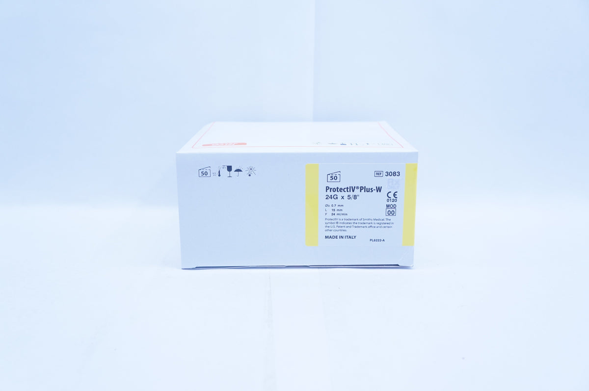 Smiths Medical 3083 Safety IV Catheters 24G x 5/8inch MOD 00- Box of 5 ...