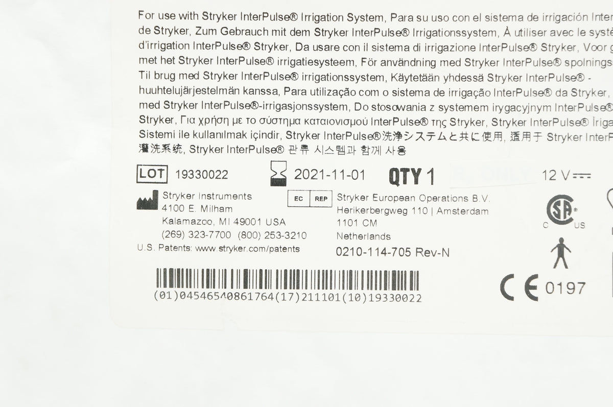 Stryker 0210-114-100 InterPulse Handpiece Set – Imedicsales