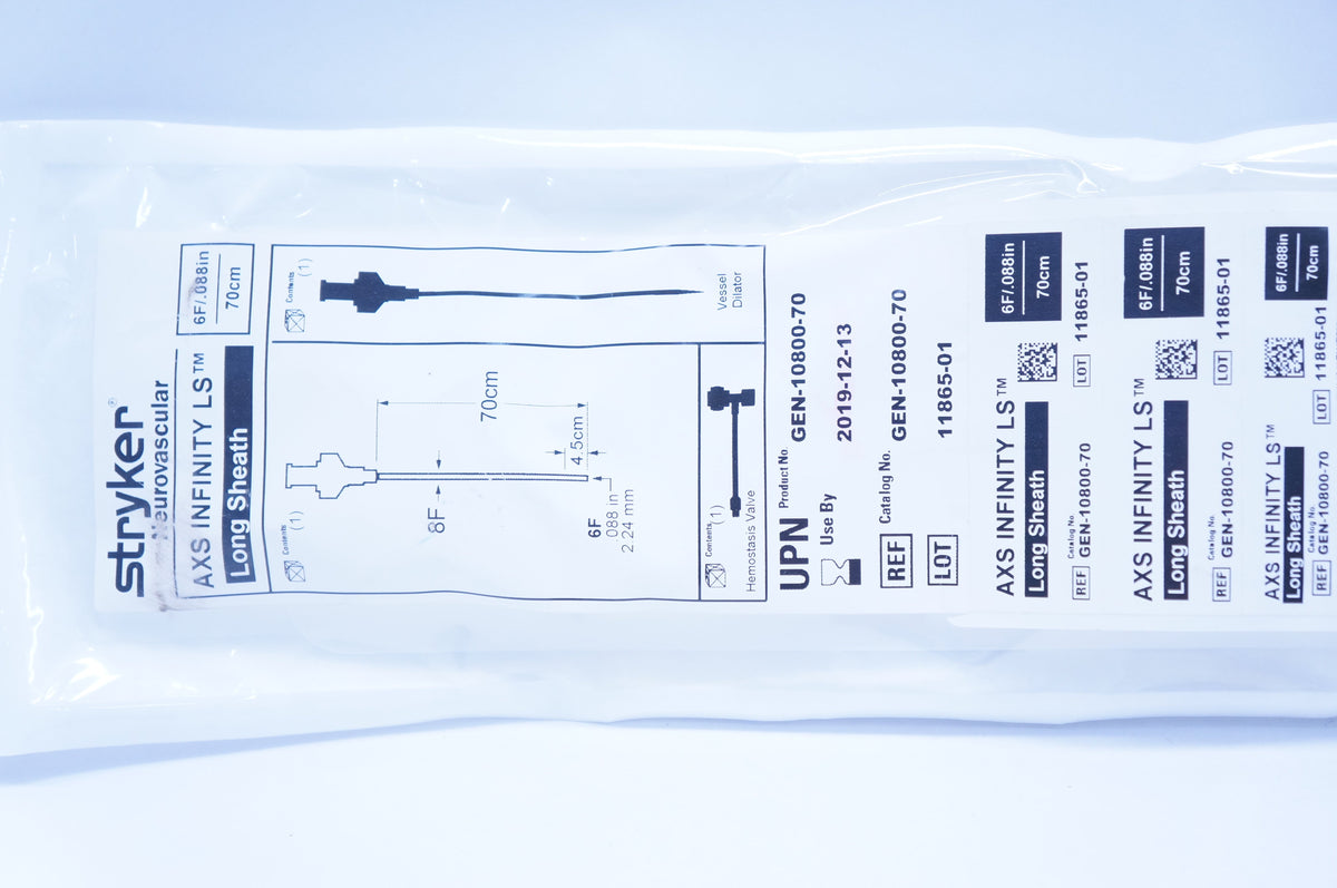 Stryker GEN-10800-70 AXS Infinity LS Long Sheath 6F x 70cm – Imedicsales