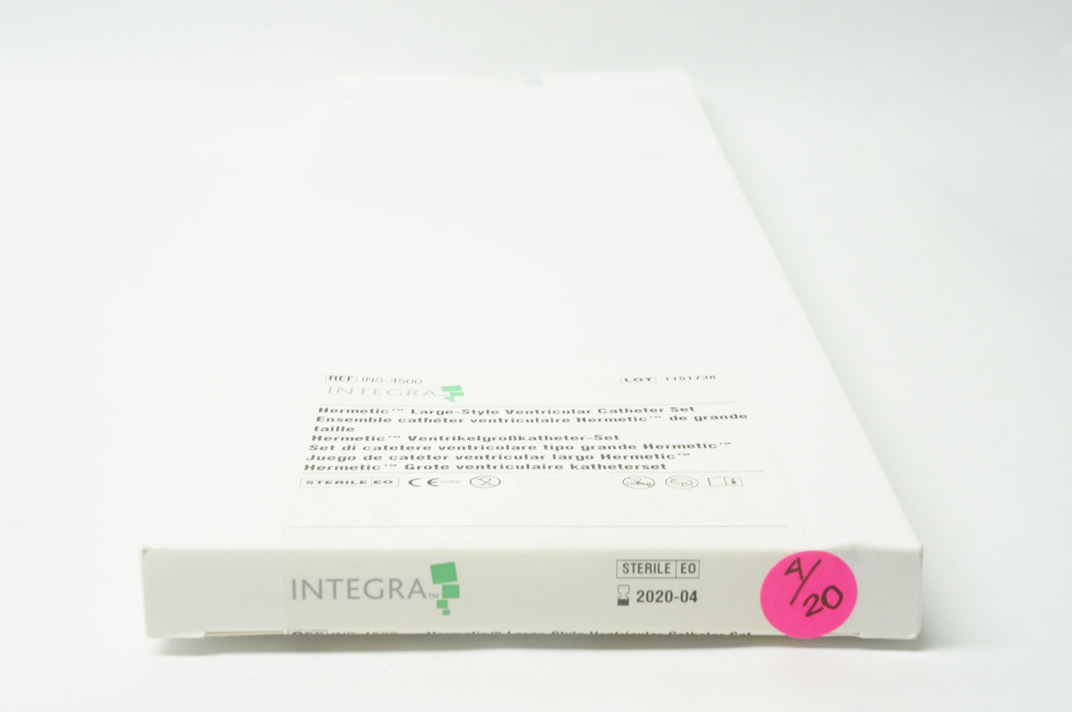 Integra INS-4500 Hermetic Large-Style Ventricular Cath. Set (x ...