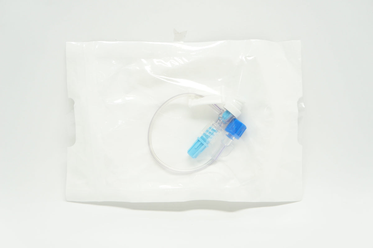 BD MXT1003 MaxGuard Pressure Rated T-Connector Extension Set 0.8ml x 6 ...