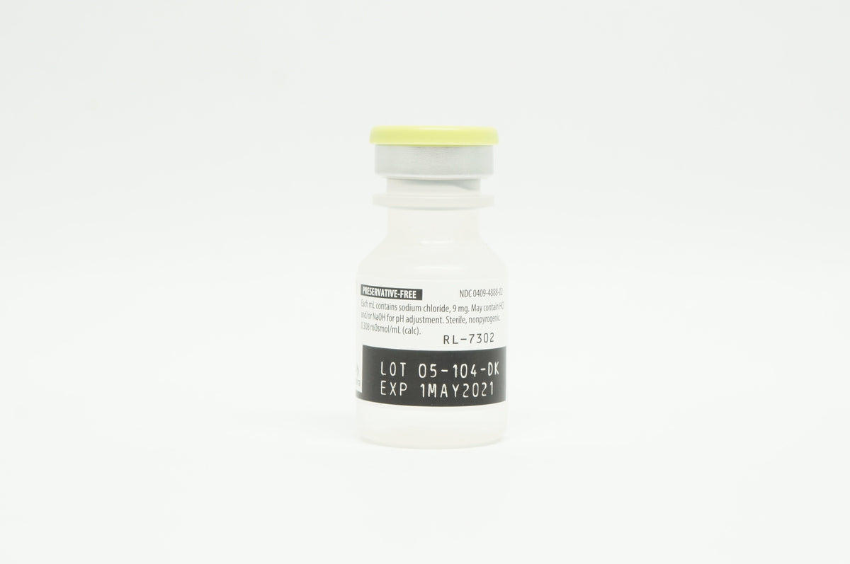 Hospira RL-7302 0,9% Sodium Chloride Injection, USP Single-dose 10ml ...