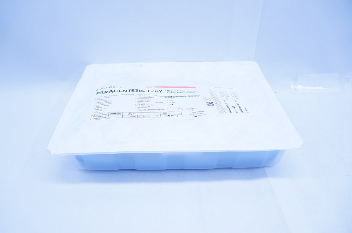 Avanos 61447 Paracentesis Tray 18ga x 3.25inch – Imedicsales