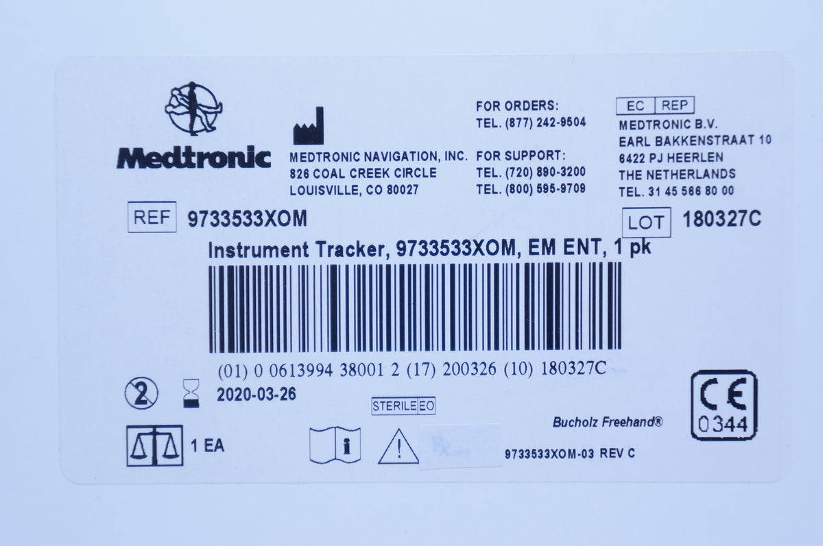 Medtronic 9733533XOM Instrument Tracker, EM ENT (x) – Imedicsales
