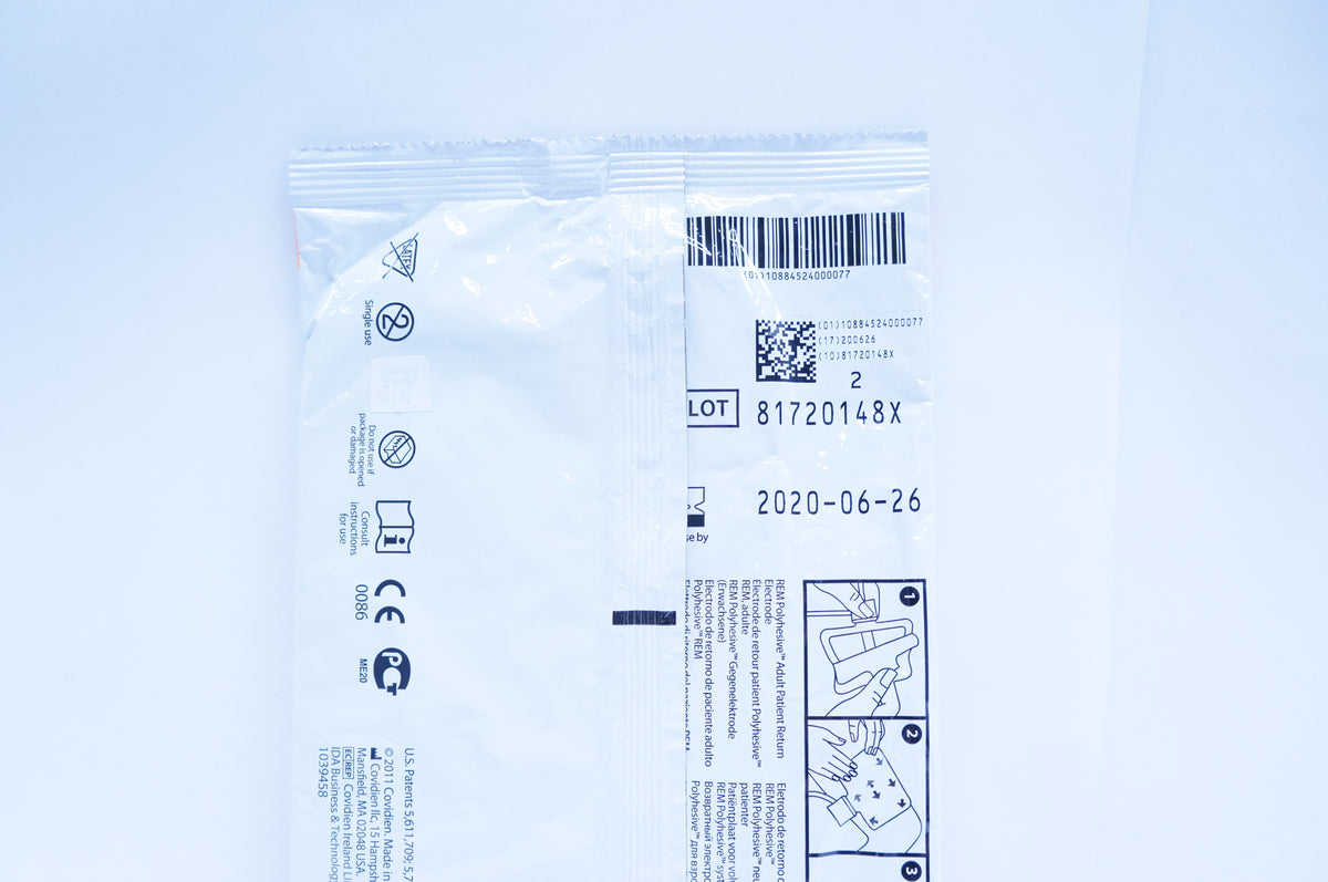 Covidien E7507 Valleylab REM Polyhesive Adult Patient Return Electrode ...