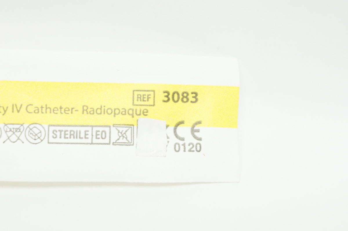 Smiths Medical 3083 Protect IV Plus-W Safety IV Cath. Radiopaque 24G x ...