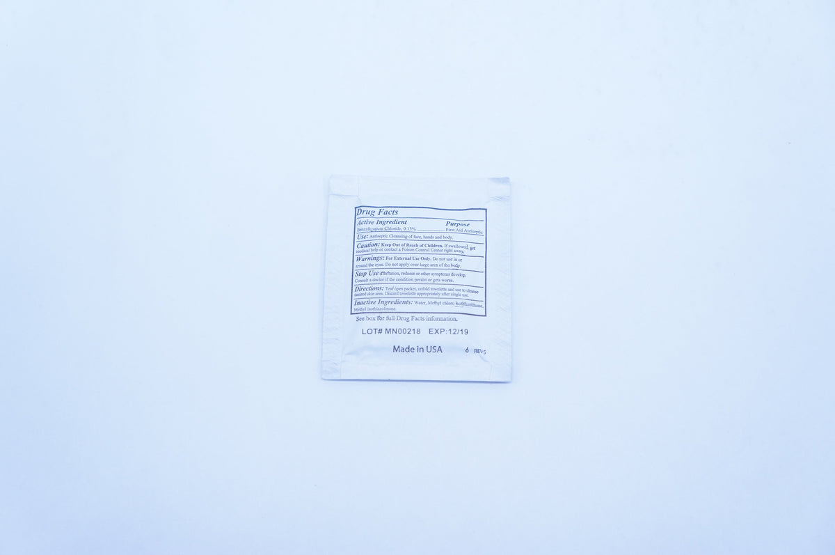 Med-Nap 3303 BZK Antiseptic Towelette (x) – Imedicsales