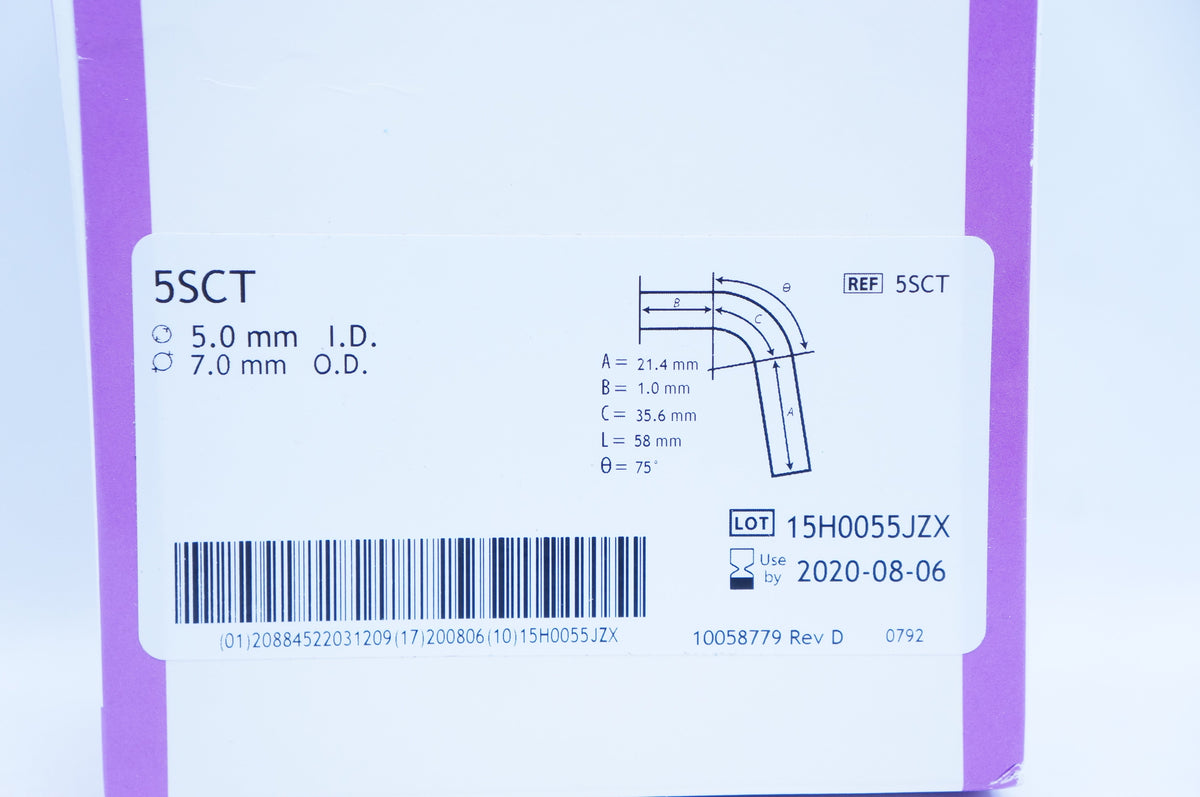 Covidien 5SCT Shiley Adult Tracheostomy Tube Cuffed 5mm x 7mm (x ...