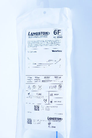 Vascular Solutions 5540 Teleflex Langston Dual Lumen Cath. 6F, 110 x 1 ...