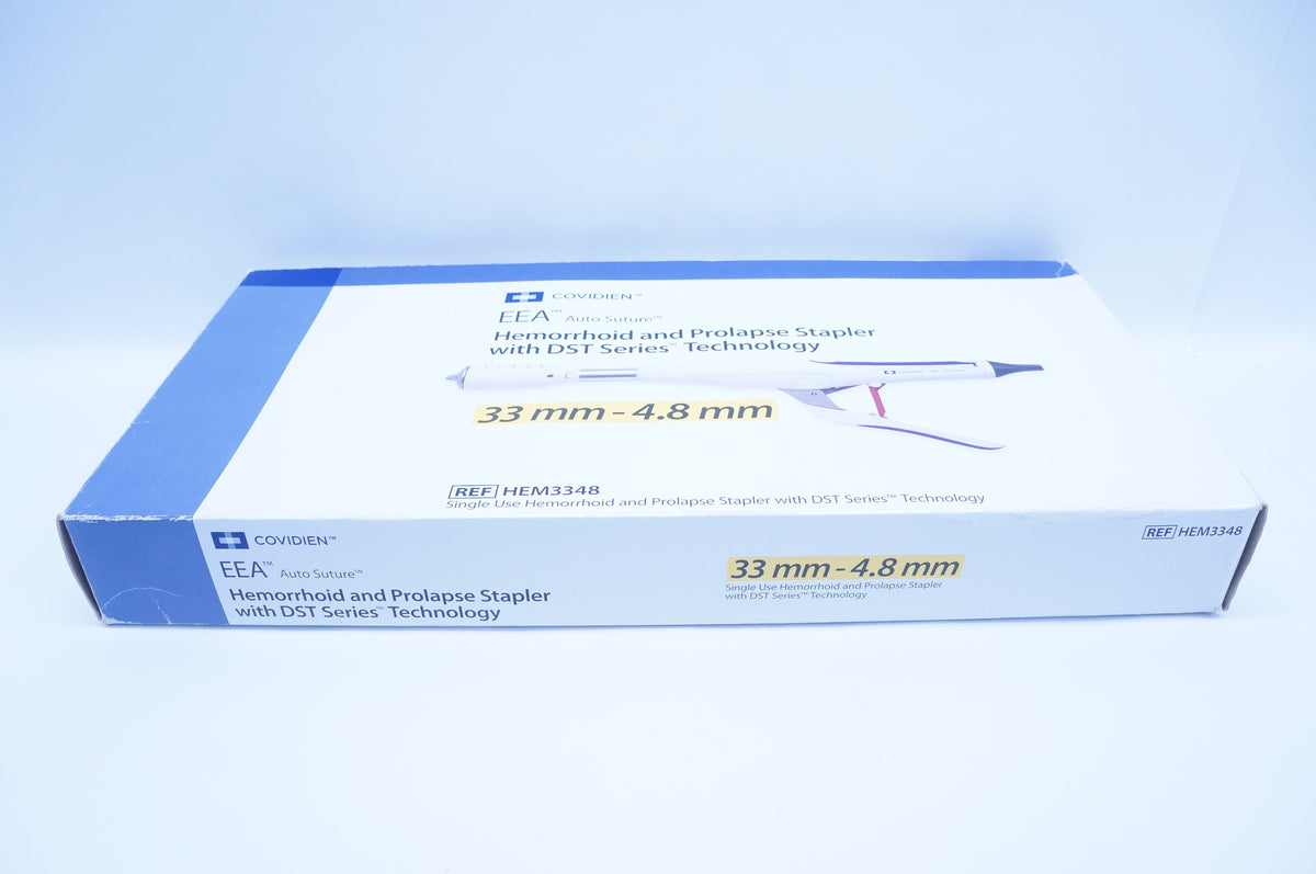 Covidien HEM3348 EEA Hemorrhoid and Prolapse Stapler 33mm - 4.8mm (x ...