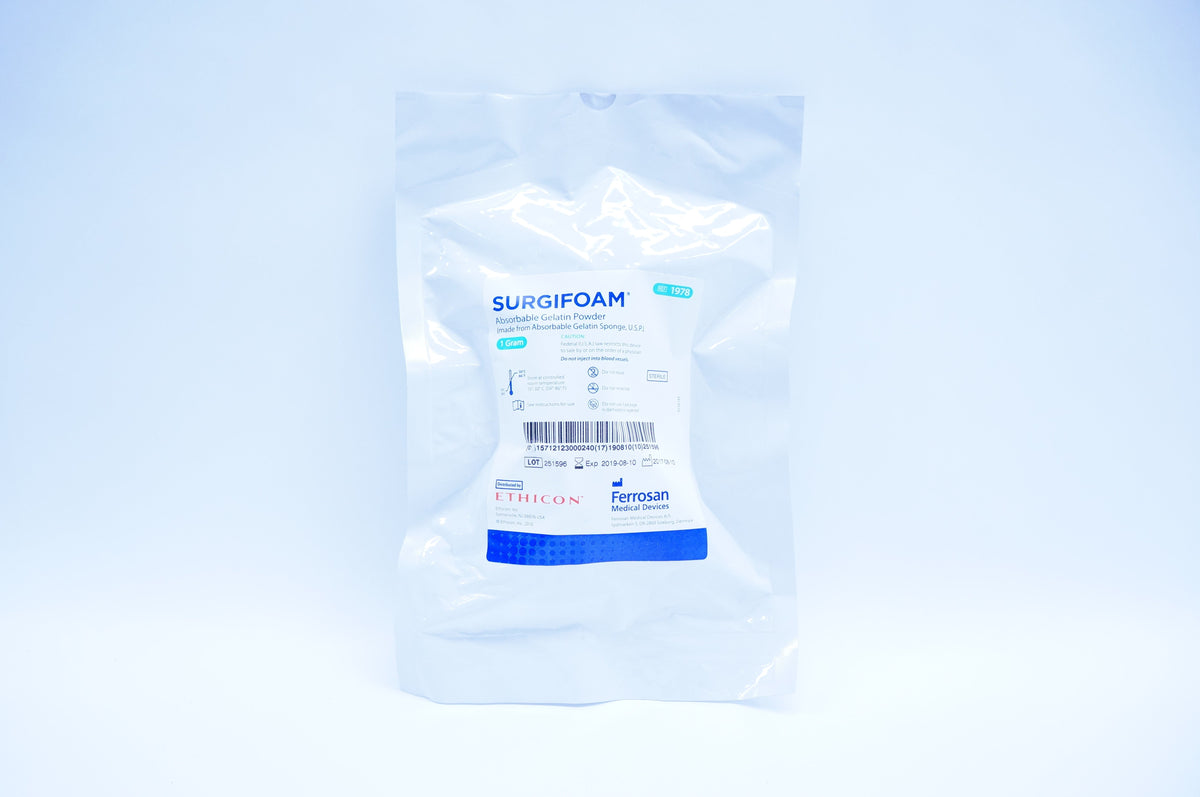 Ferrosan 1978 Ethicon Surgifoam Absorbable Gelatin Powder 1 Gram (x ...
