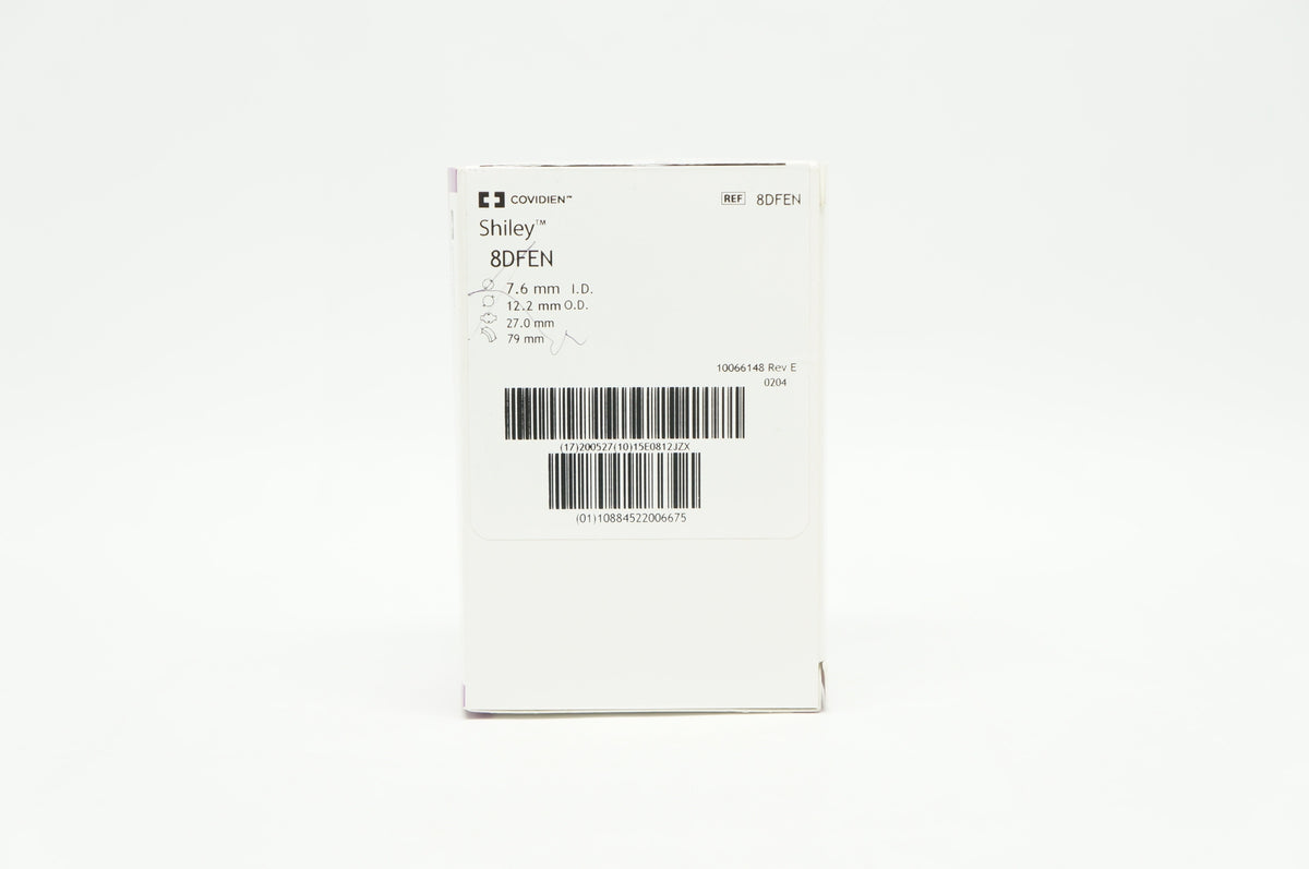 Covidien 8DFEN Tracheostomy Tube, Disposable Cannula 7.6mm ID, 12.2mm ...