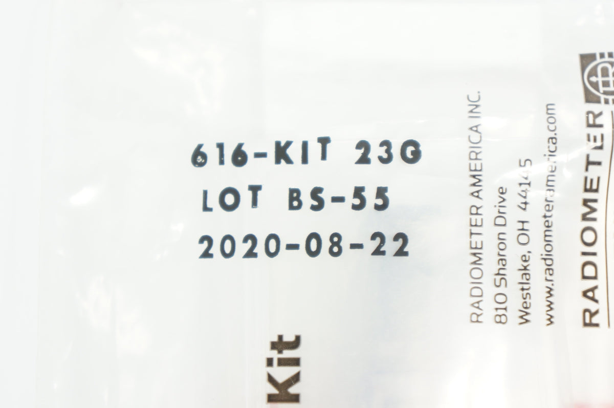 Radiometer 616-Kit Safe Pico Arterial Blood Gas Sampling Kit 23G (x ...