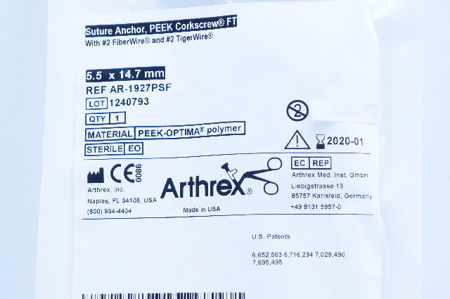 Arthrex AR-1927PSF Peek-Optima Stre Anchor 5.5mm x 14.7mm (x) – Imedicsales