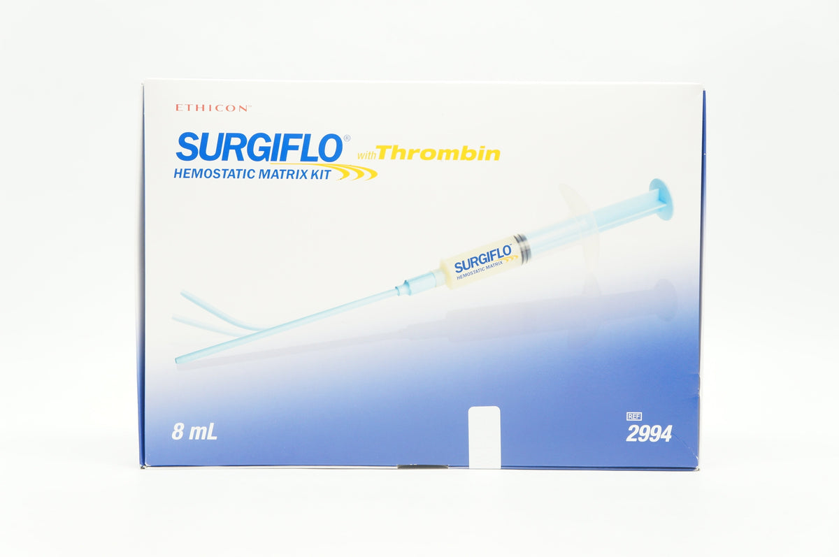 Ethicon 2994 Medical Surgiflo with Thrombin, Hemostatic Matrix Kit, 8m ...