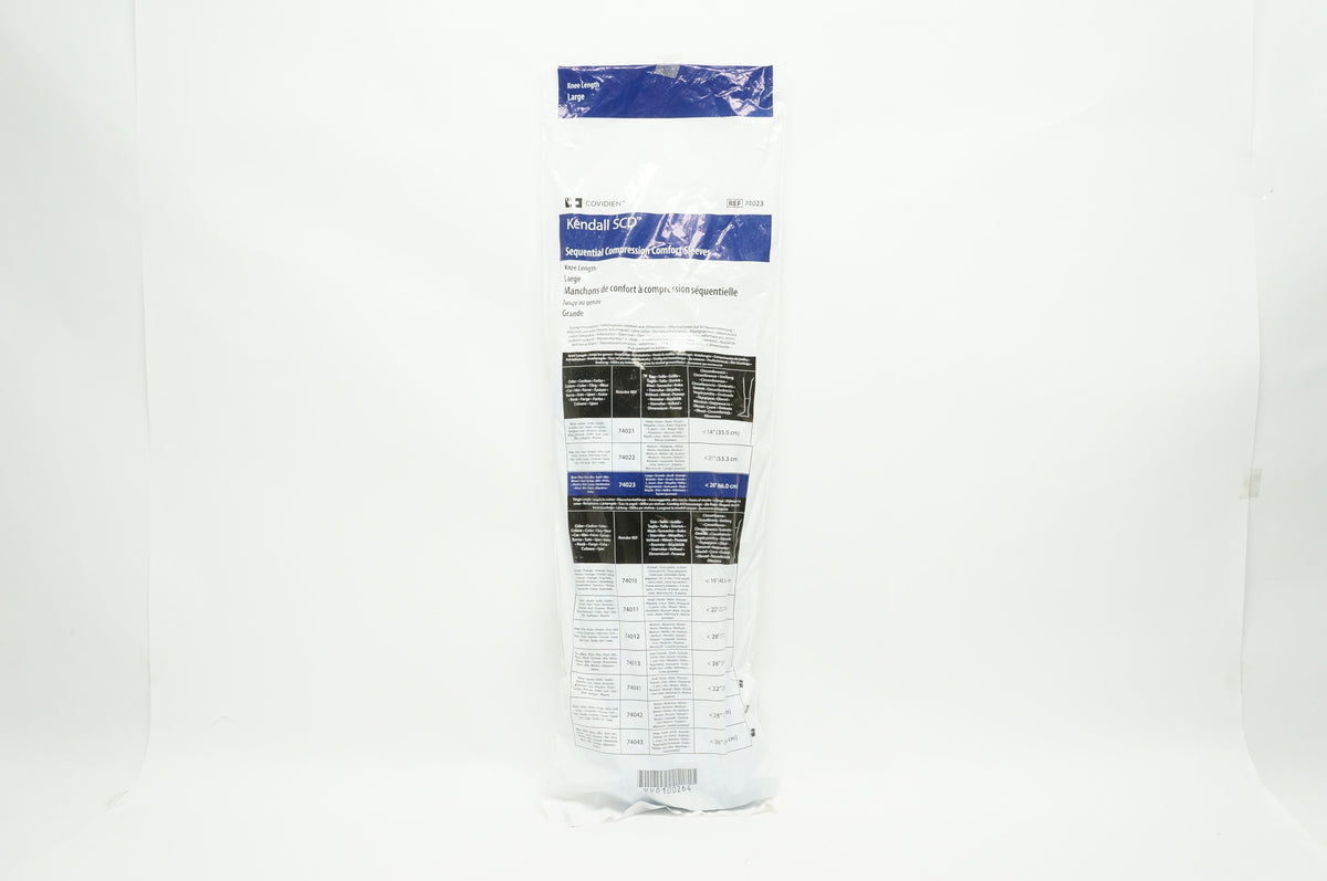 Covidien 74023 Kendall SCD Sequential Compression Comfort Sleeves Knee ...