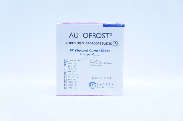 Cancer Diagnostics AMS90-Color Autofrost Adhesion Microscope Slides ...