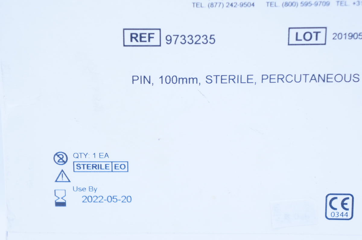 Medtronic 9733235 Pin, Sterile Percutaneous Ref, 100mm – Imedicsales