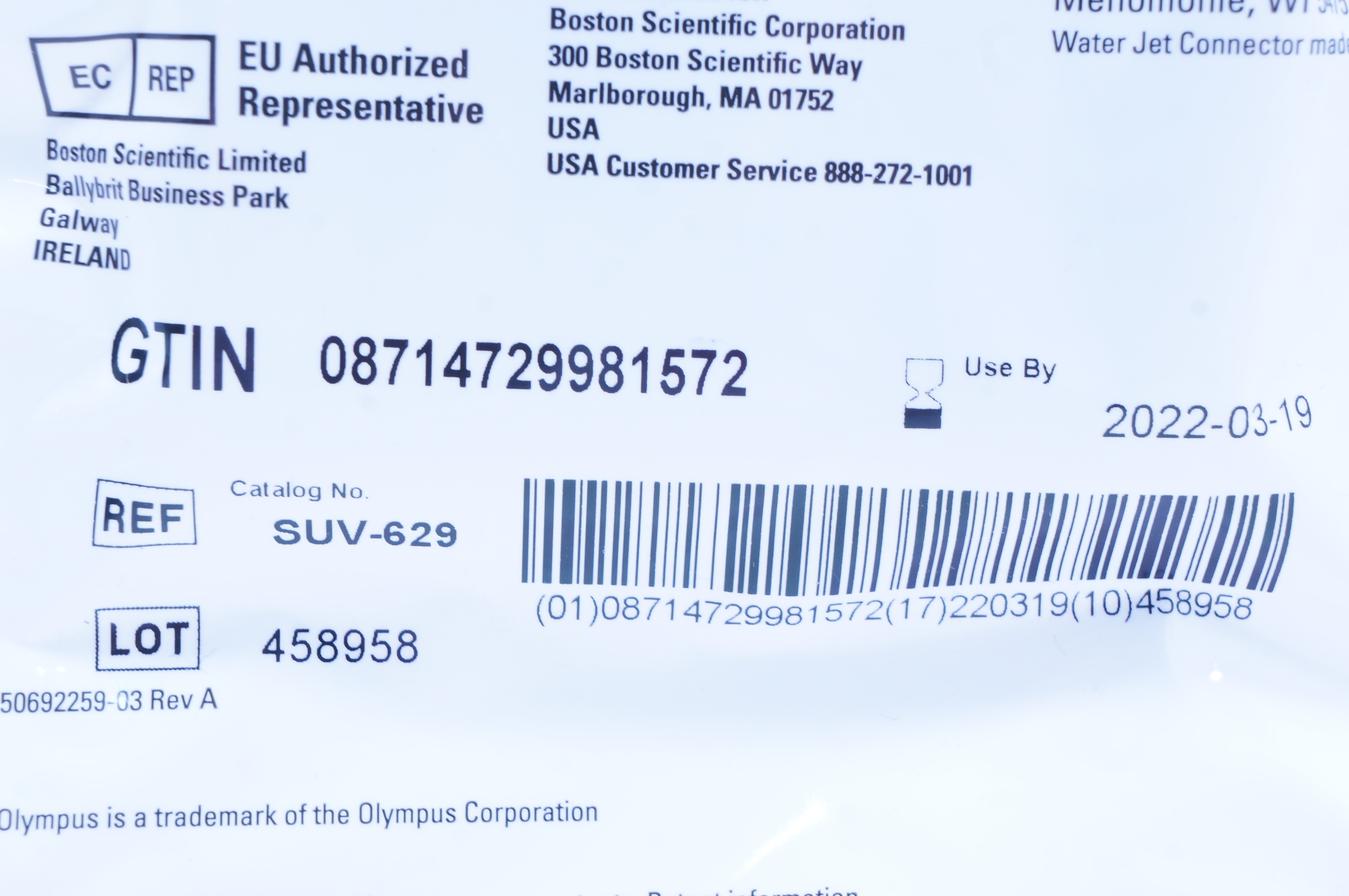 Boston Scientific SUV-629 OrcaPod Air/Water, Suction and Biopsy Valve – Imedicsales