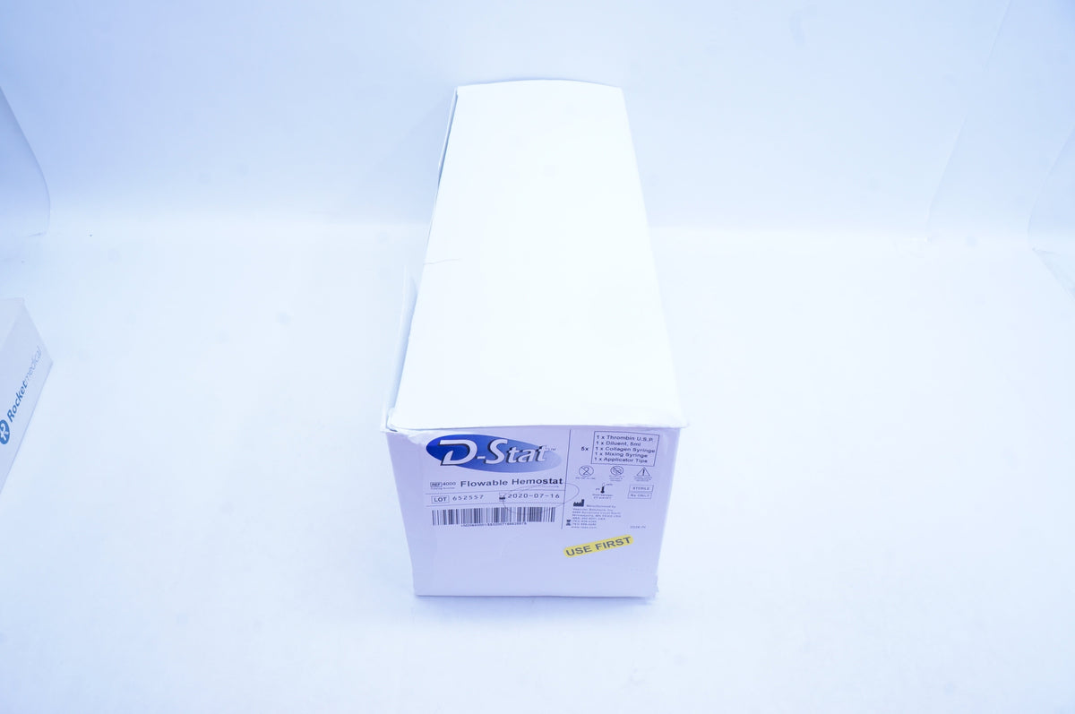D-Stat 4000 Vascular Solutions Flowable Hemostat (x) - Box of 5 ...