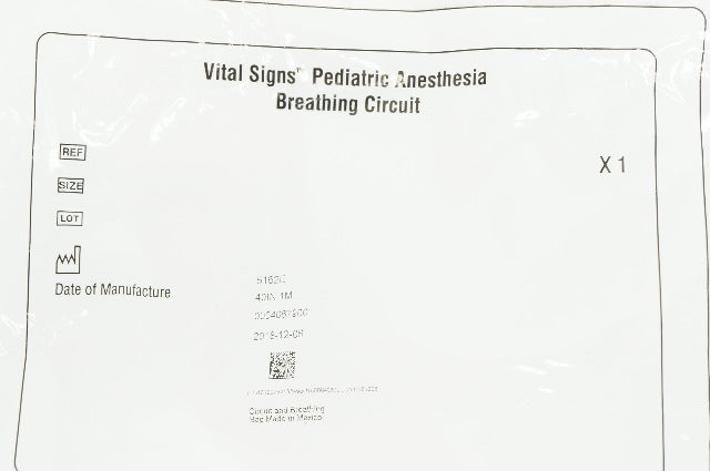 Vital Signs 5162E Vyaire Pediatric Anesthesia Breathing Circuit 40inch ...