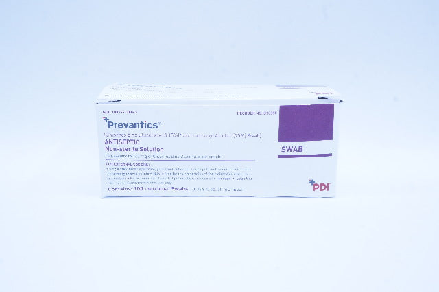 PDI B10800 Prevantics Antiseptic Swab - Box of 100 – Imedicsales