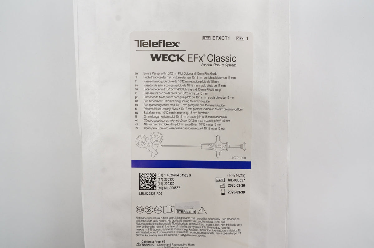 Teleflex EFXCT1 Weck EFx Classic Fascial Closure System – Imedicsales