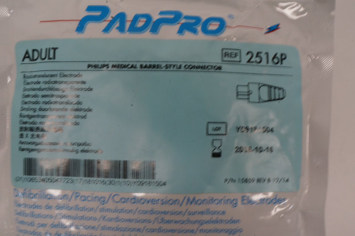 ConMed 2516P PadPro Adult Radiotranslucent Electrode (x) – Imedicsales