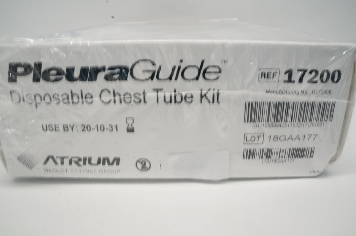 Atrium 17200 Pleura Guide Disposable Chest Tube Kit (x) – Imedicsales