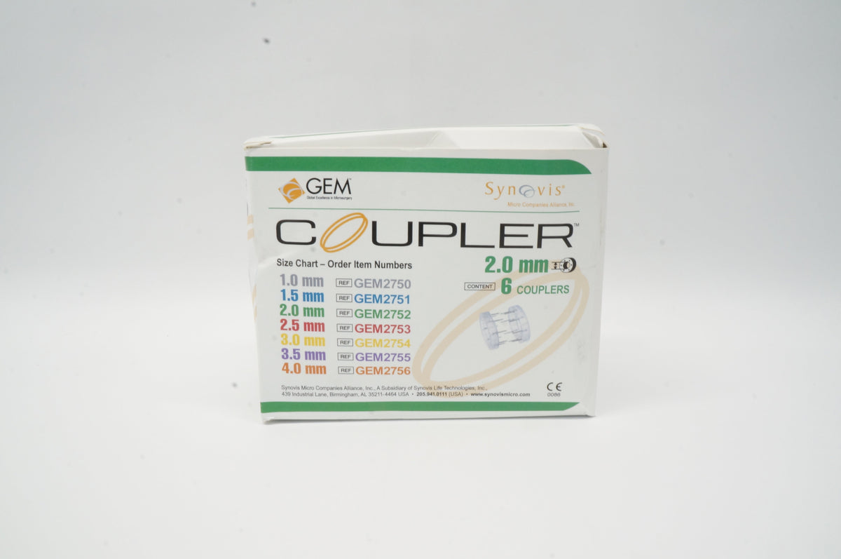 GEM GEM2752 Coupler Microvascular Anastomotic Coupler Device 2.0mm -Bo ...