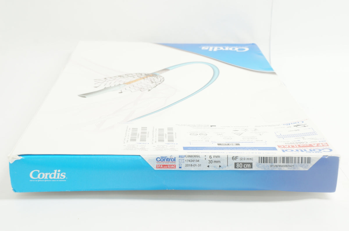 Cordis C06030SL SMART CONTROL Vascular Stent System 6mm x 30mm, 6F (x ...
