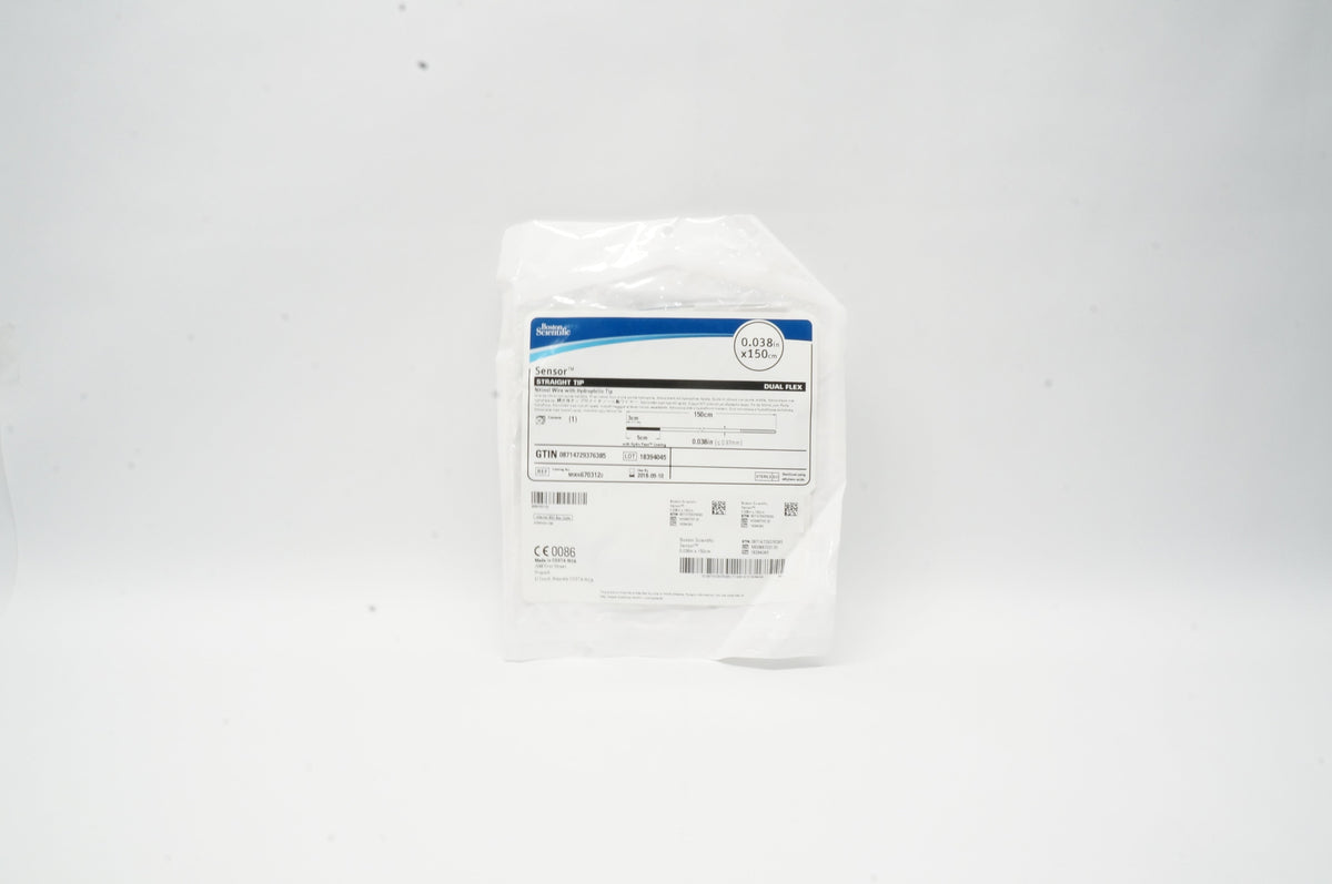 Boston Scientific 670312 Sensor Straight Tip, Dual Flex 0.038inch x 15 ...