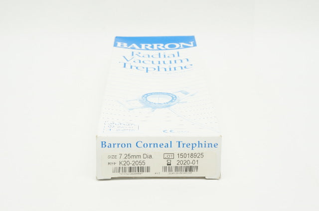Katena K20-2055 Barron Radial Vacuum Corneal Trephine 7.25mm Dia. (x ...