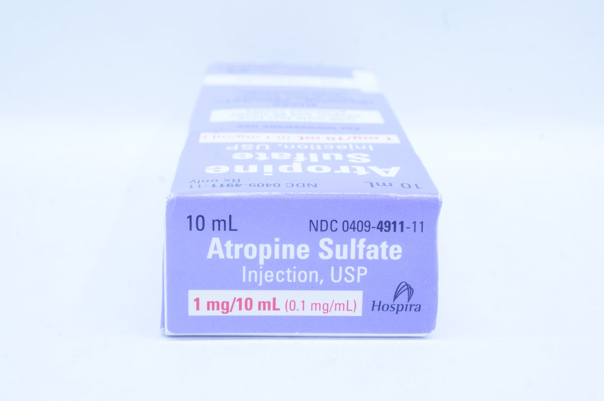Hospira Atropine Sulfate Injection, USP 1mg/10mL Lifeshield Abboject S ...