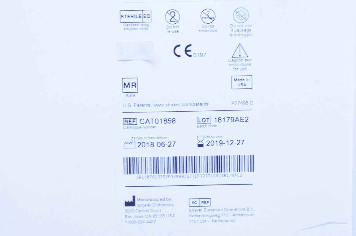 Stryker CAT01858 Pivot NanoTack Flex Stre Anchor W/ Flexible Inserter ...