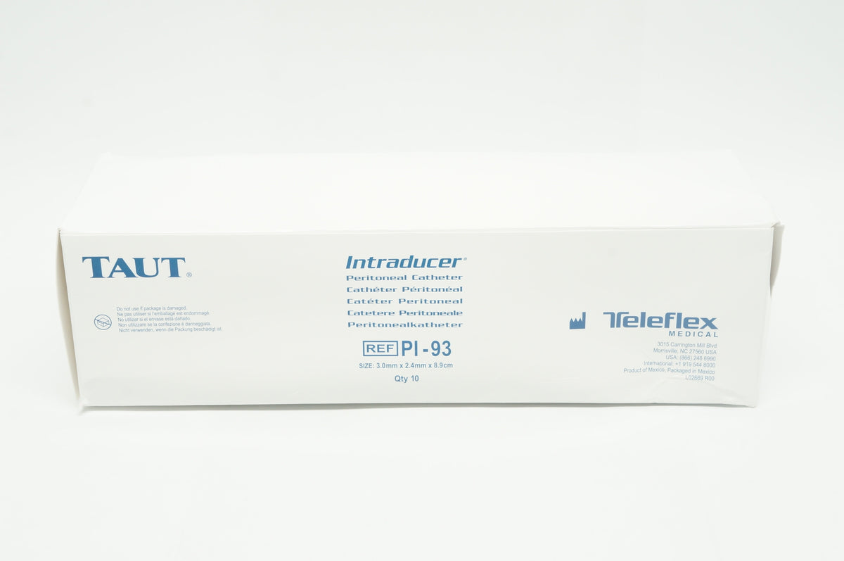 Teleflex PI-93 TAUT Intraducer Peritoneal Cath. 3.0 x 2.4mm x 8.9cm ...