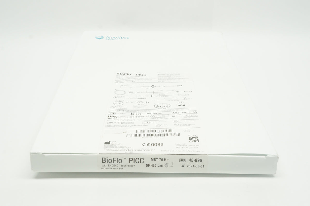 Navilyst Medical 45-896 BioFlo PICC With Endexo Technology 5F x 55cm ...