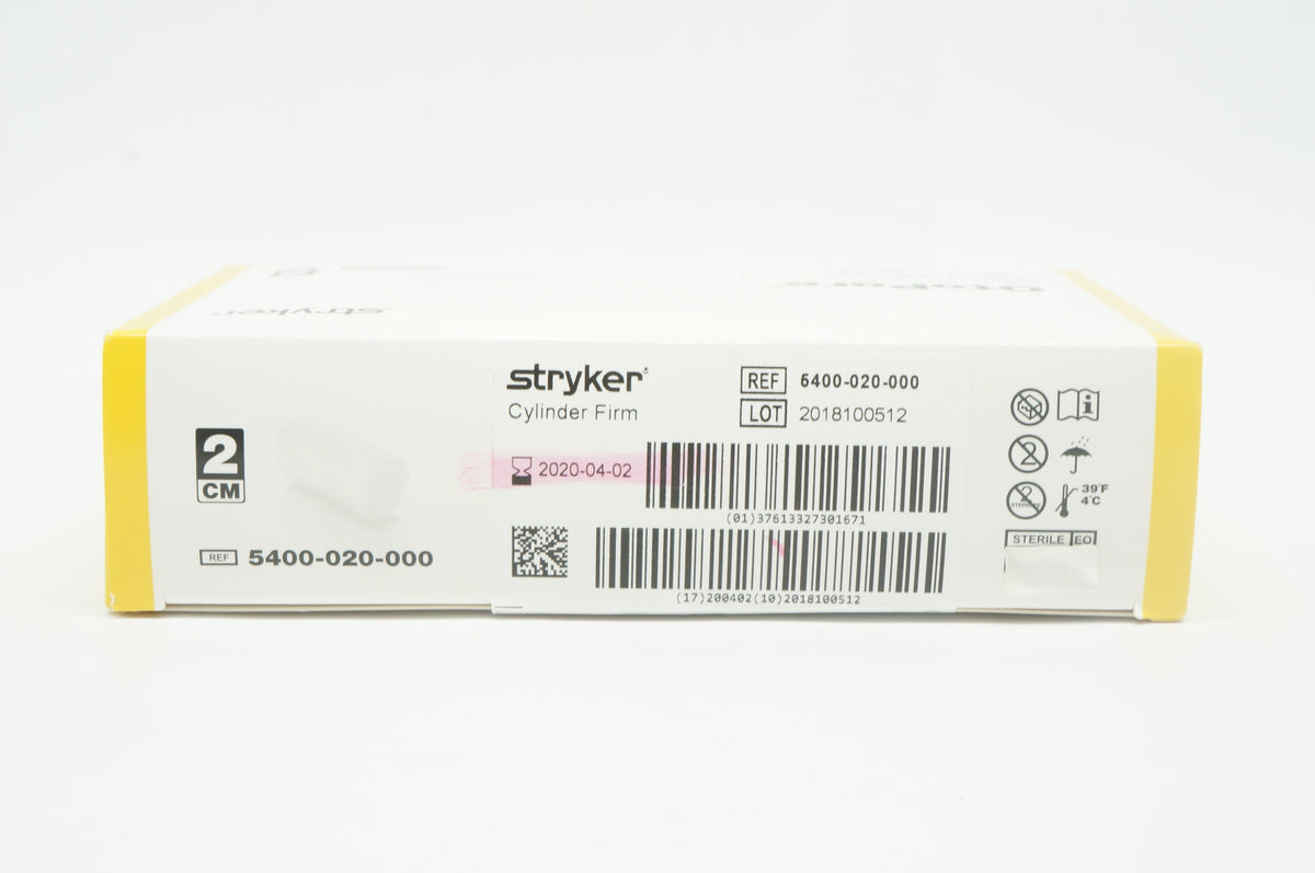 Stryker 5400-020-000 OtoPore Bioresorbable Ear Dressing Firm 2cm (x ...
