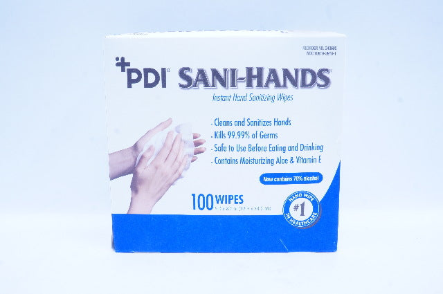 PDI D43600 Sani-Hands Instant Hand Sanitizing Wipes 5.0in x 8.0in - Bo ...