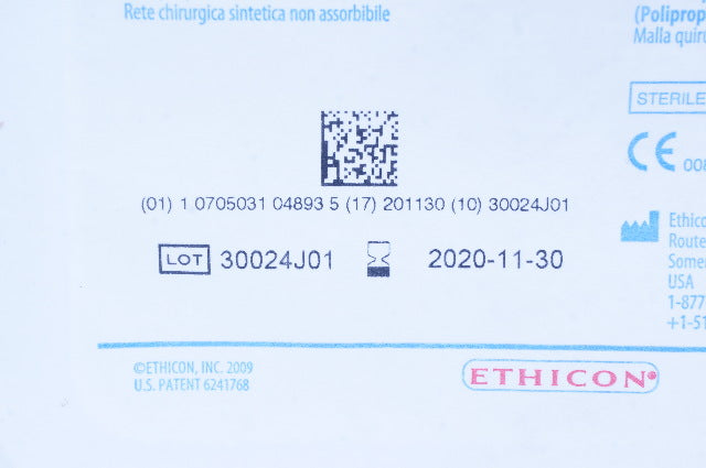 Ethicon PHSE Prolene Hernia System Nonabsorbable Synthetic Surgical Me ...