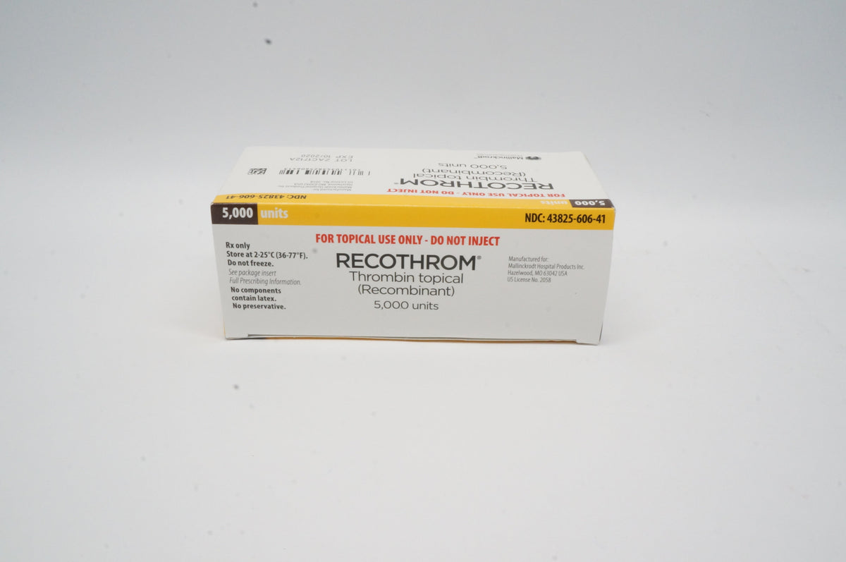 Mallinckrodt Recothrom Thrombin Topical - Box of 5,000 – Imedicsales