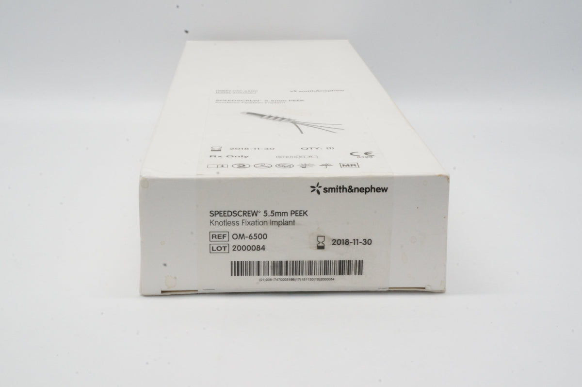 Smith & Nephew OM-6500 Speedcrew Knotless Fixation Implant PEEK 5.5mm ...